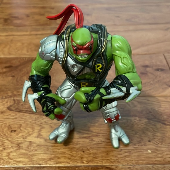 Toys | Tmnt Jim Lees Raphael Raph Ninja Turtle Figure 1995 Playmates ...